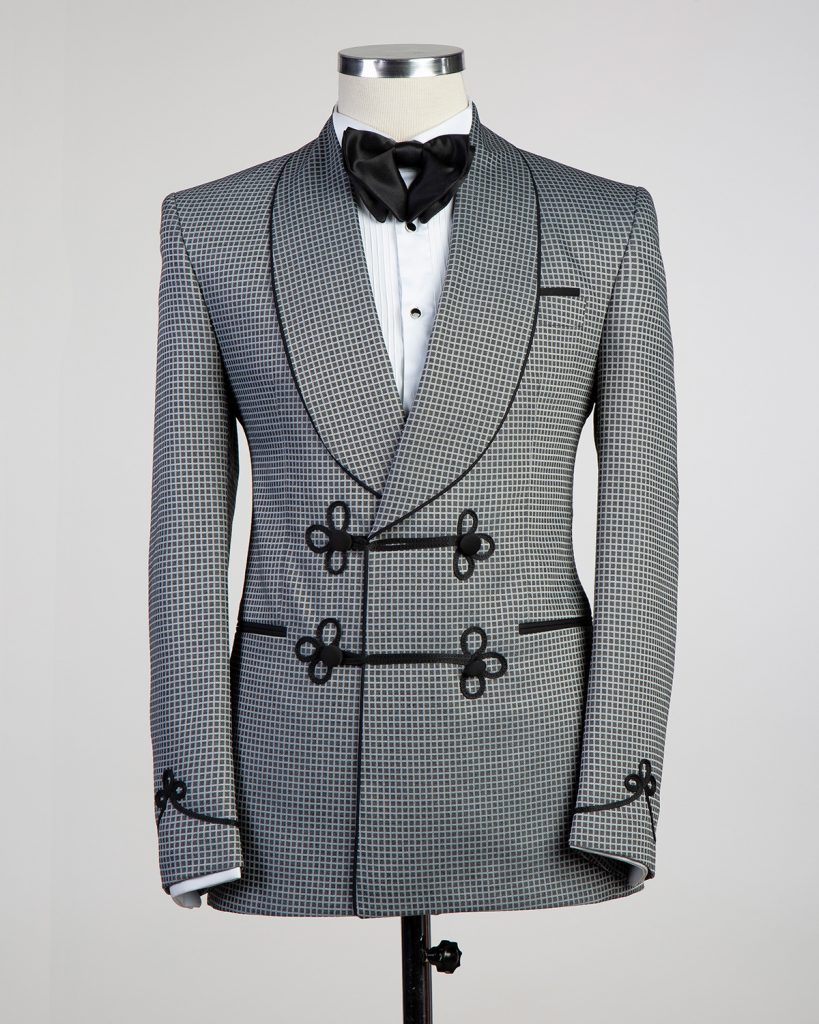 Double Breasted Houndstooth Suit – Human Looks