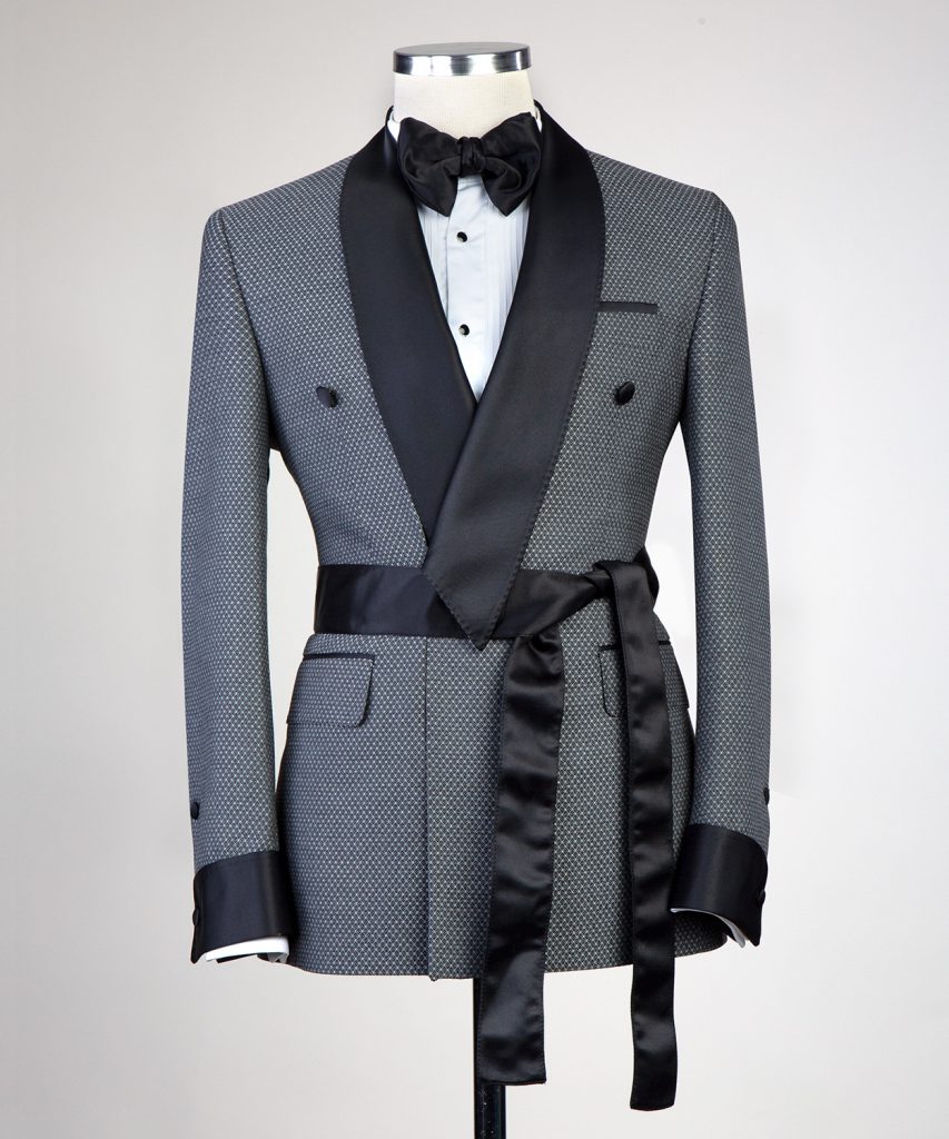 Tuxedo black white spots with belt – Human Looks